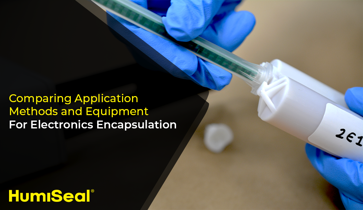 Comparing Application Methods and Equipment for Electronics Encapsulation